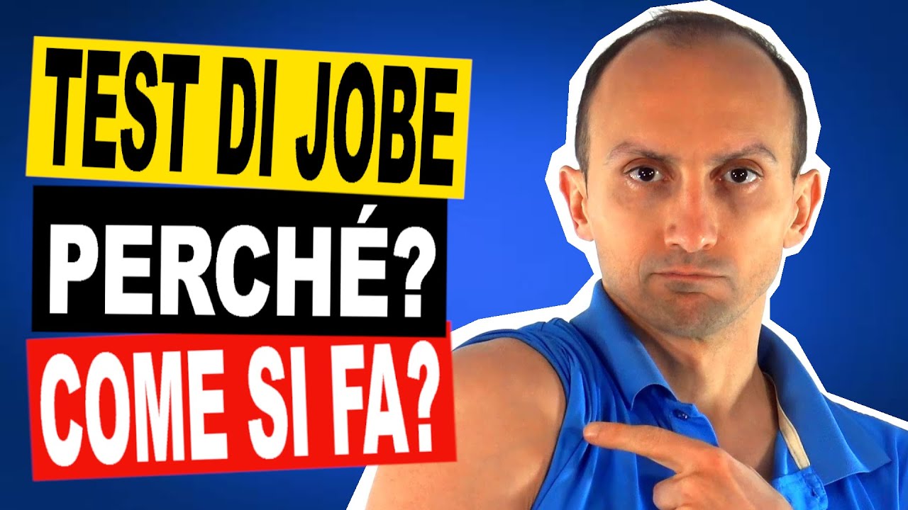TEST DI JOBE: come e quando eseguirlo | ManiEsperte.it